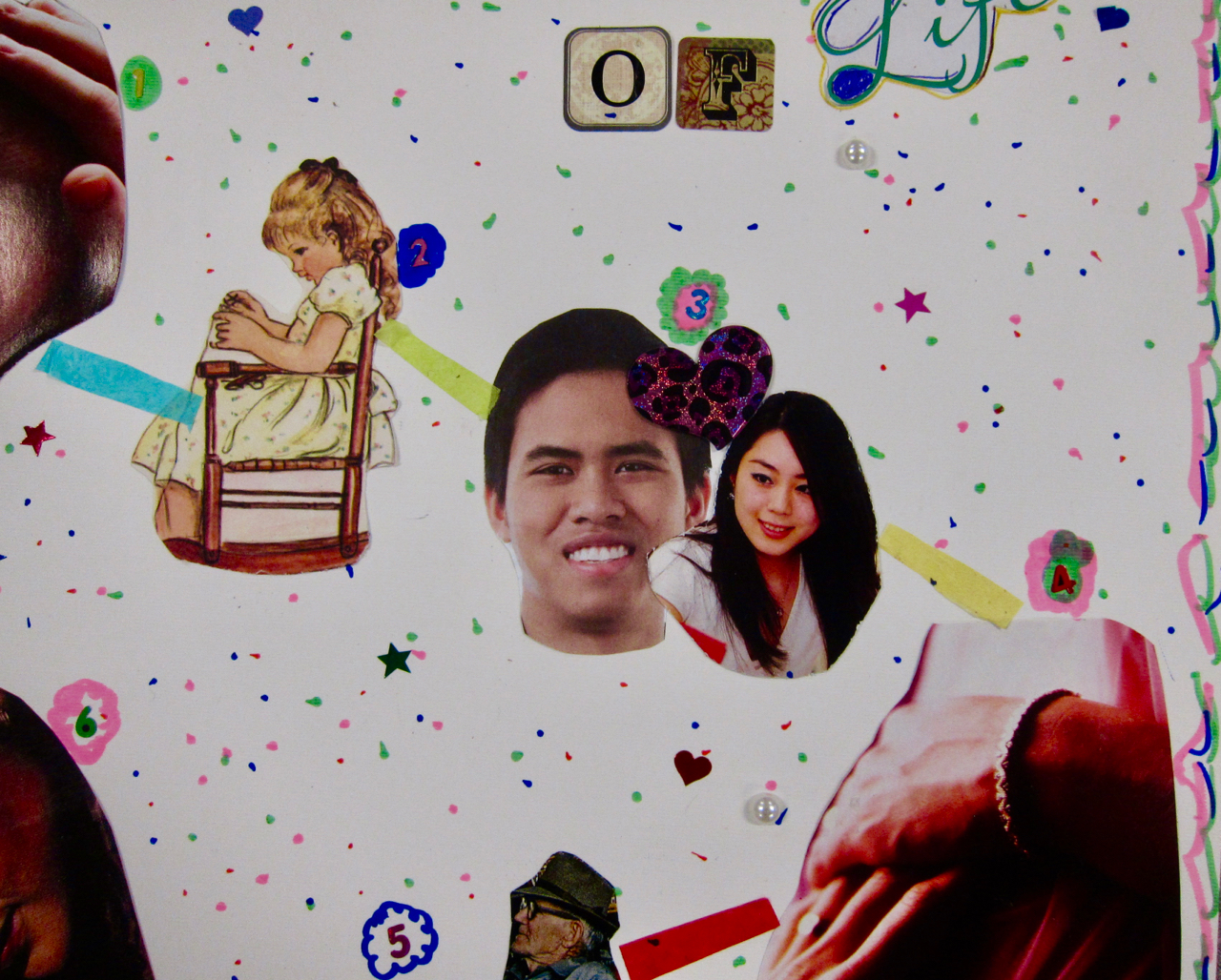 Expressive Collages on the Theme of Childhood and Adulthood by English ...